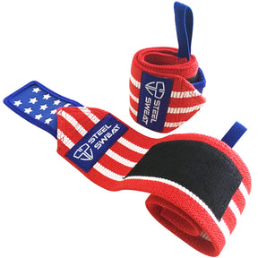 Steel Sweat Wrist Wraps - 18" Freedom | Wrist Support for Weightlifters
